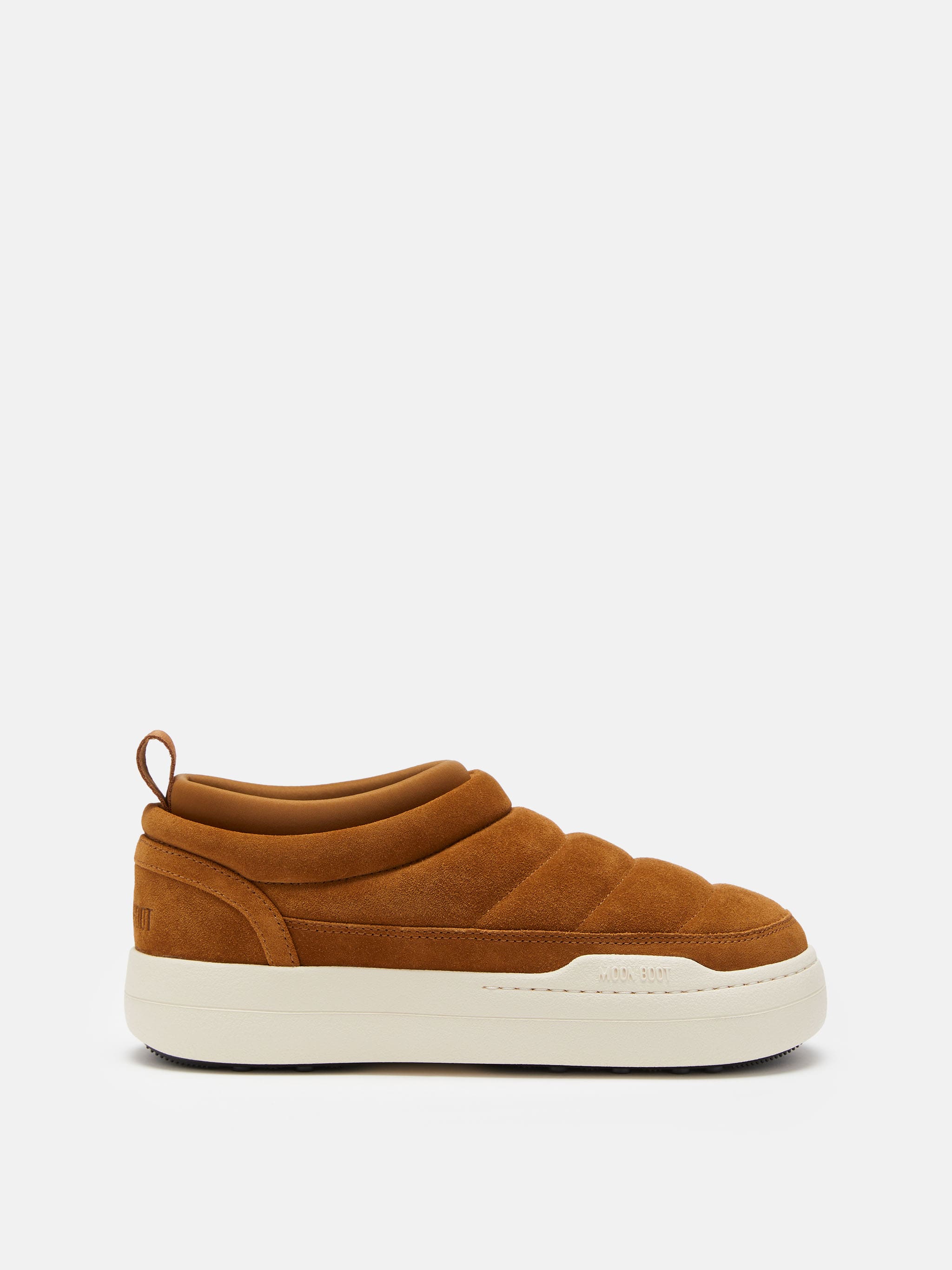 PARK SOFT BROWN SUEDE SNEAKERS | Moon Boot®